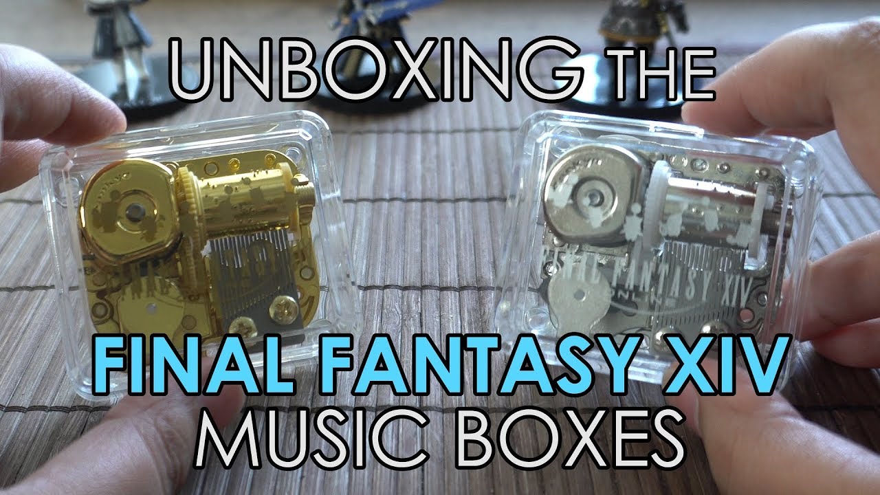 Unboxing the FFXIV Music Boxes - YouTube