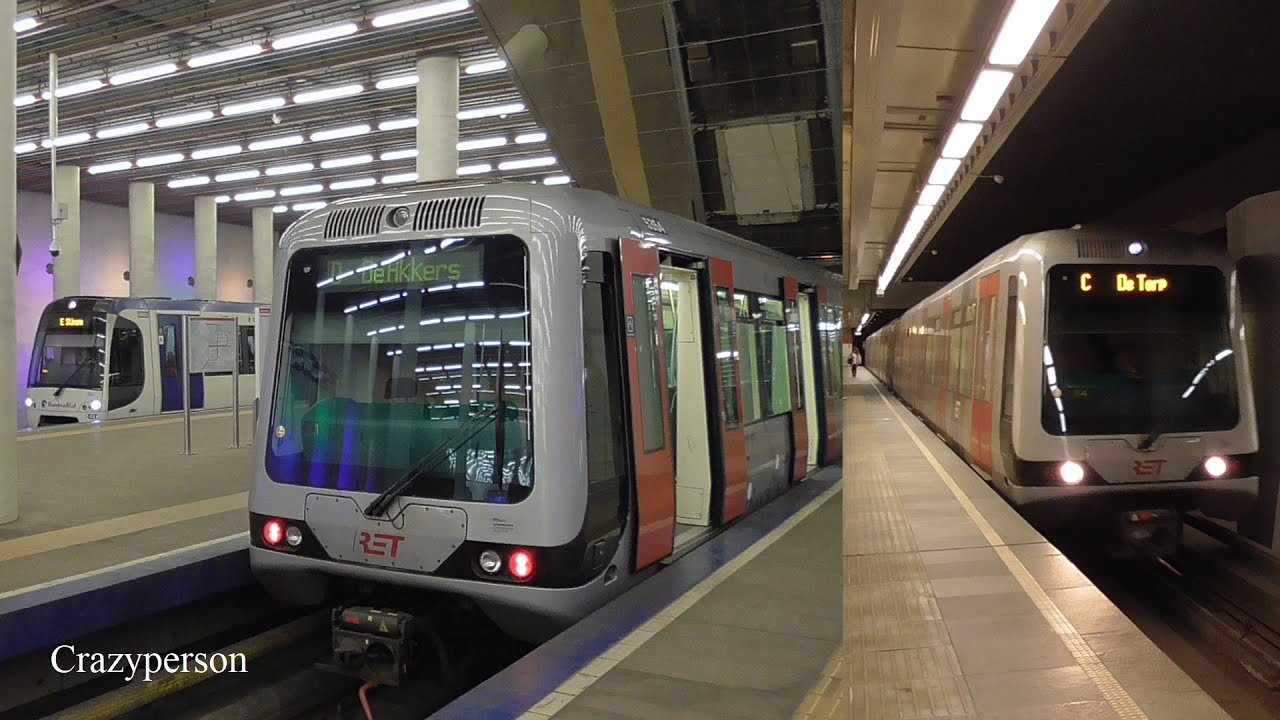 RET Rotterdam Metro Underground - Ondergronds in 2019 #2 (1/2) - YouTube