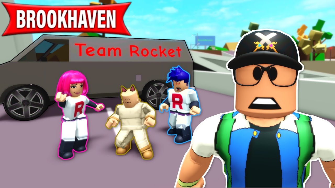 Pokemon und Team Rocket in Brookhaven! Brookhaven Story Roblox Deutsch ...