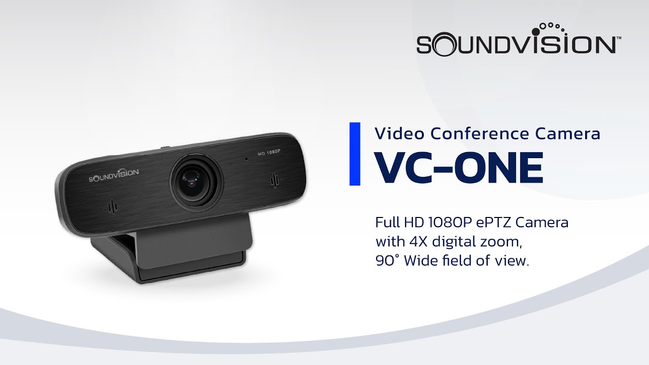 SOUNDVISION VC-ONE | 1080 Wide Field USB Camera - YouTube