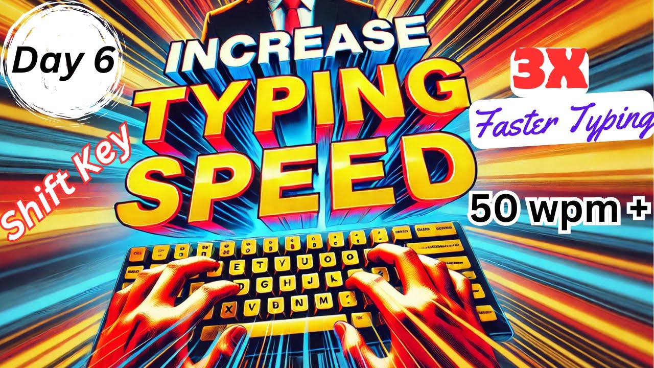 Day 6: How to Increase Typing Speed on the Keyboard | Beginner Tips ...
