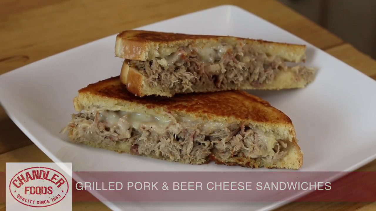 Chandler Foods - Pulled Pork Beer Cheese Sandwich - YouTube