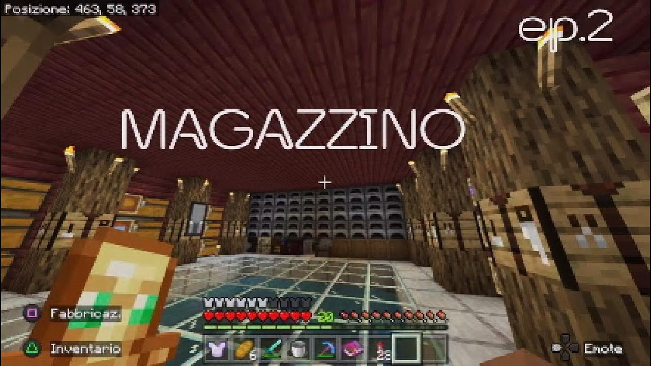 NUOVO MAGAZZINO - minecraft vanilla ep.2 - YouTube