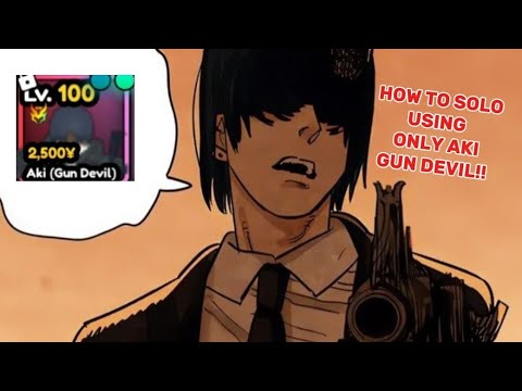 How to solo CSM event using Aki Gun Devil! - YouTube