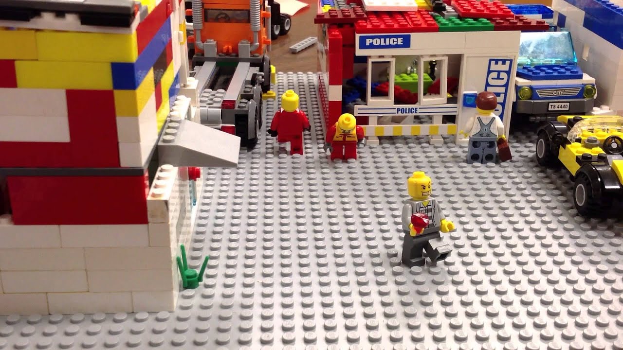 Earthquake in Lego City - YouTube