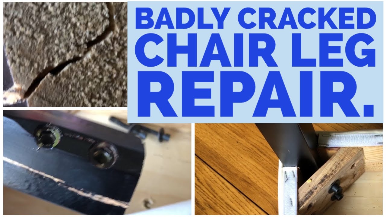 Fixing A Cracked Dining Chair Leg - DIY Repair! - YouTube