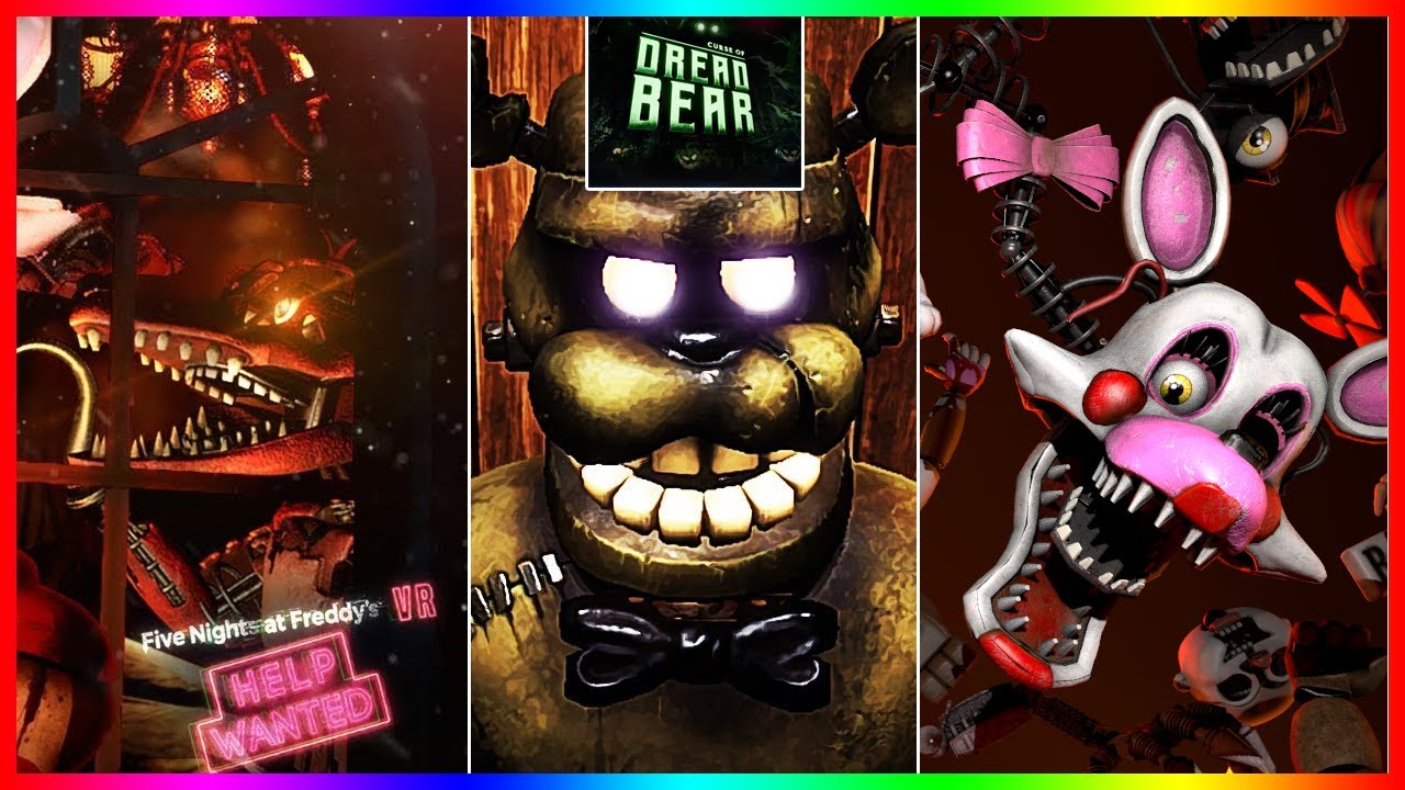 Five Nights at Freddy's Help Wanted - Spooky Mansion Build-A-Mangle ...