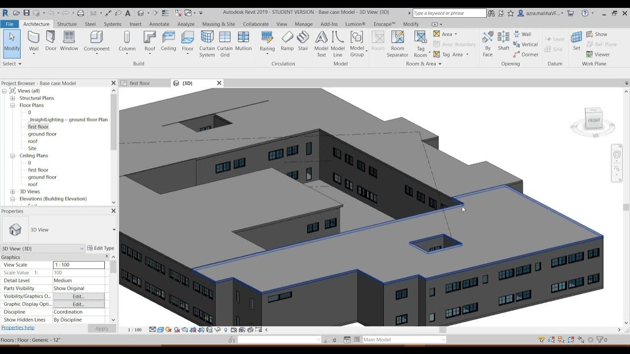 Revit model to IES VE - How to import with proper void and model edges ...