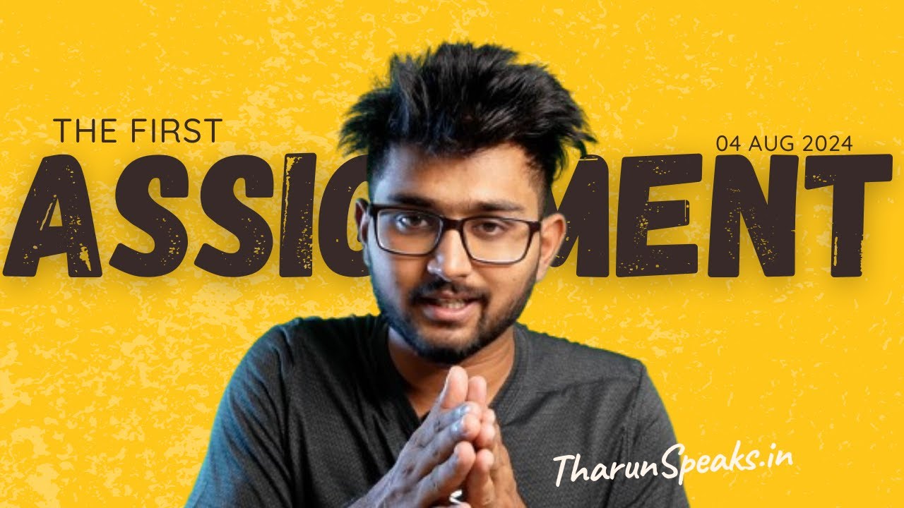 The First Assignment - YouTube