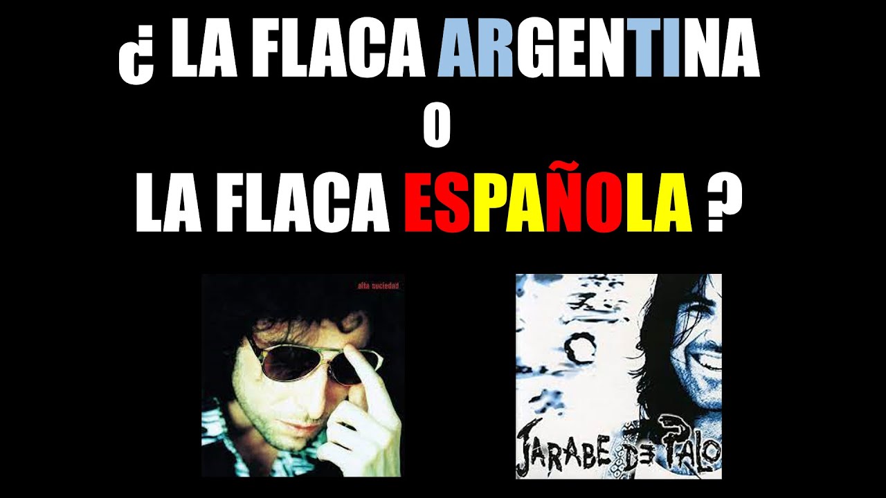La Flaca Argentina o La Flaca Española ? - YouTube