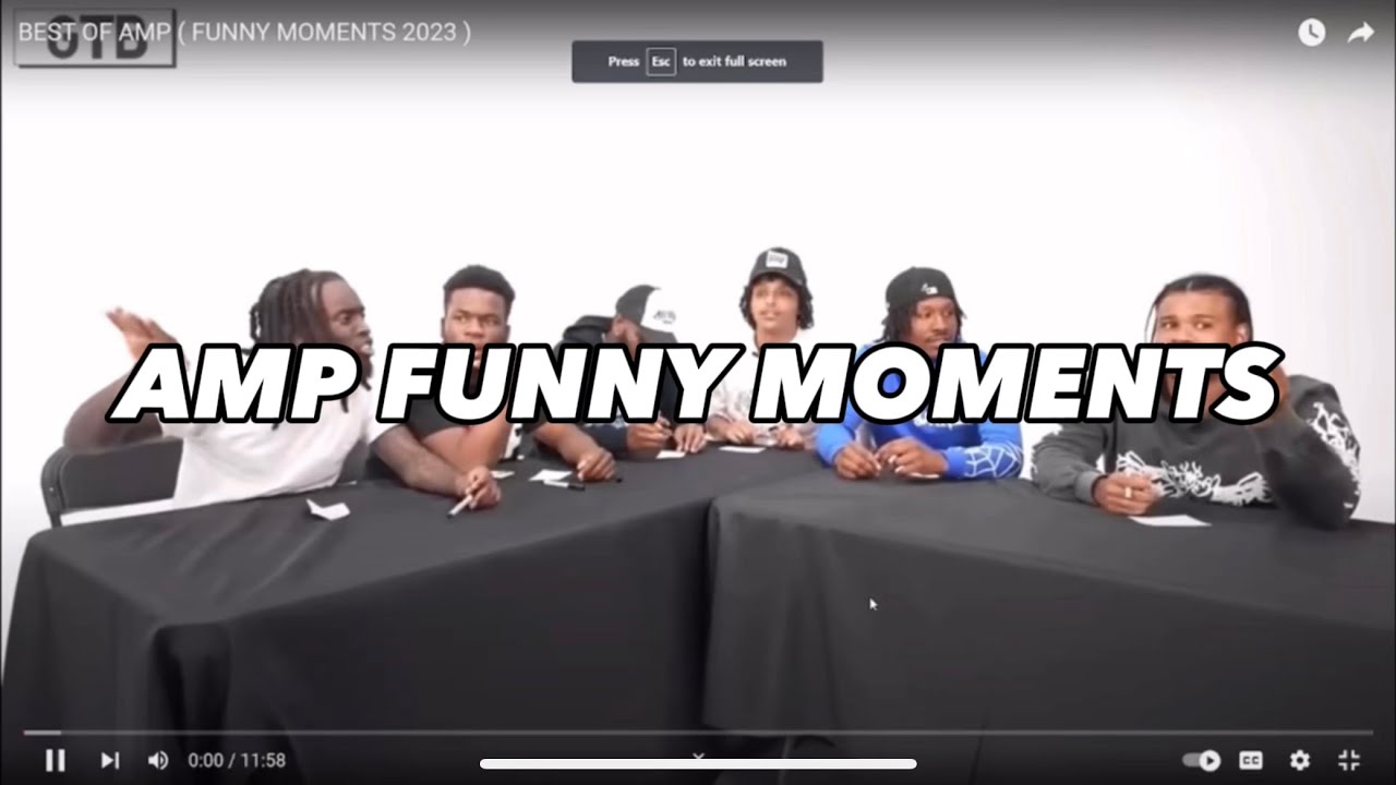 AMP FUNNY MOMENTS 2023 REACTION - YouTube