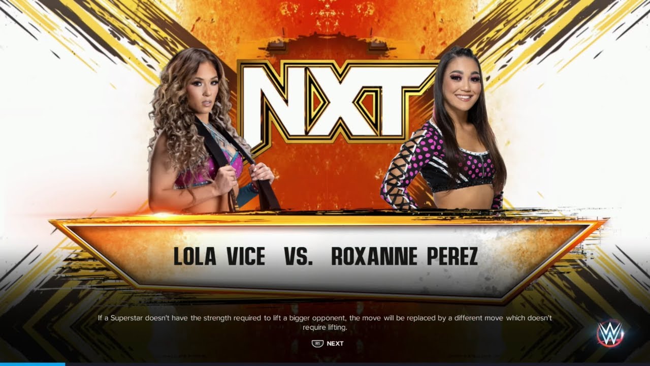 NXT Roxanne Perez vs Lola Vice - YouTube