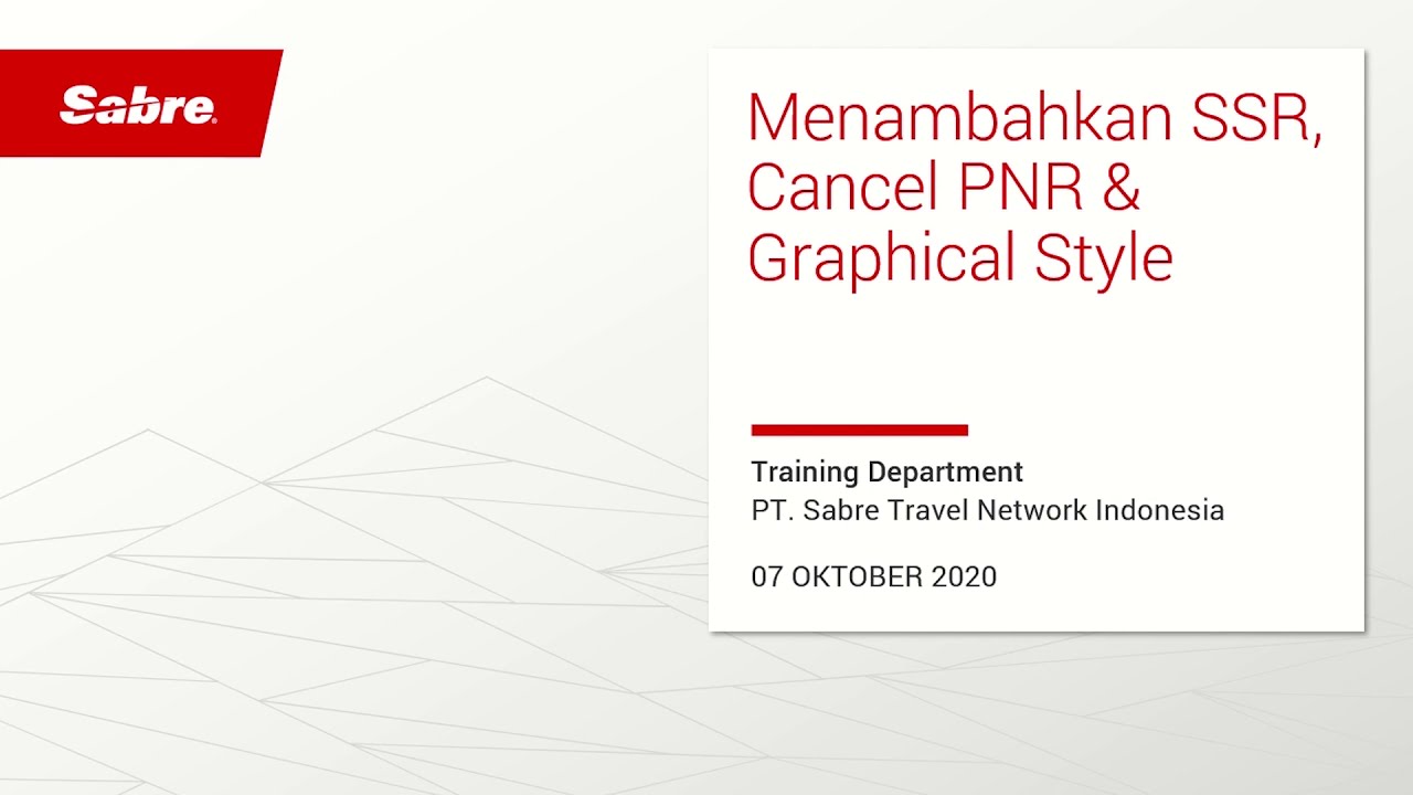 Menambahkan SSR, Cancel Segment dan Graphical Style Batch 3 - YouTube