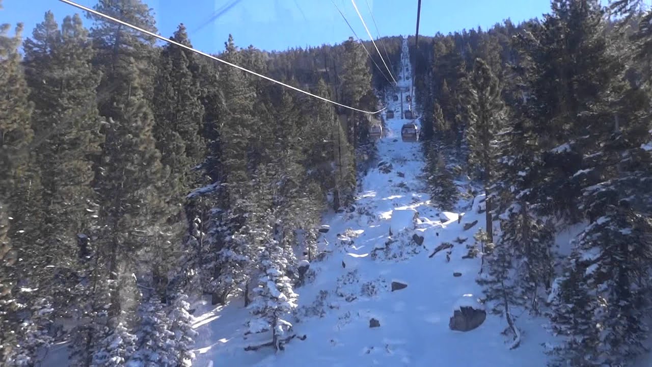 Heavenly Ski Lift at Heavenly, Base level to Intermediate level - YouTube
