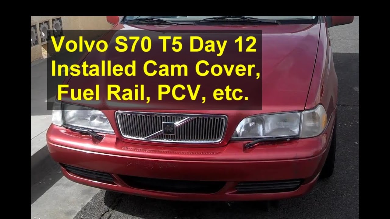 Volvo S70 T5 restoration day 12, install cam cover, PCV, fuel rail, etc ...