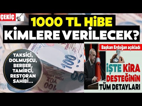 Erdoğan Esnafa Hibe ve Kira Desteği Açıklaması 15.12.2020 TURKEY