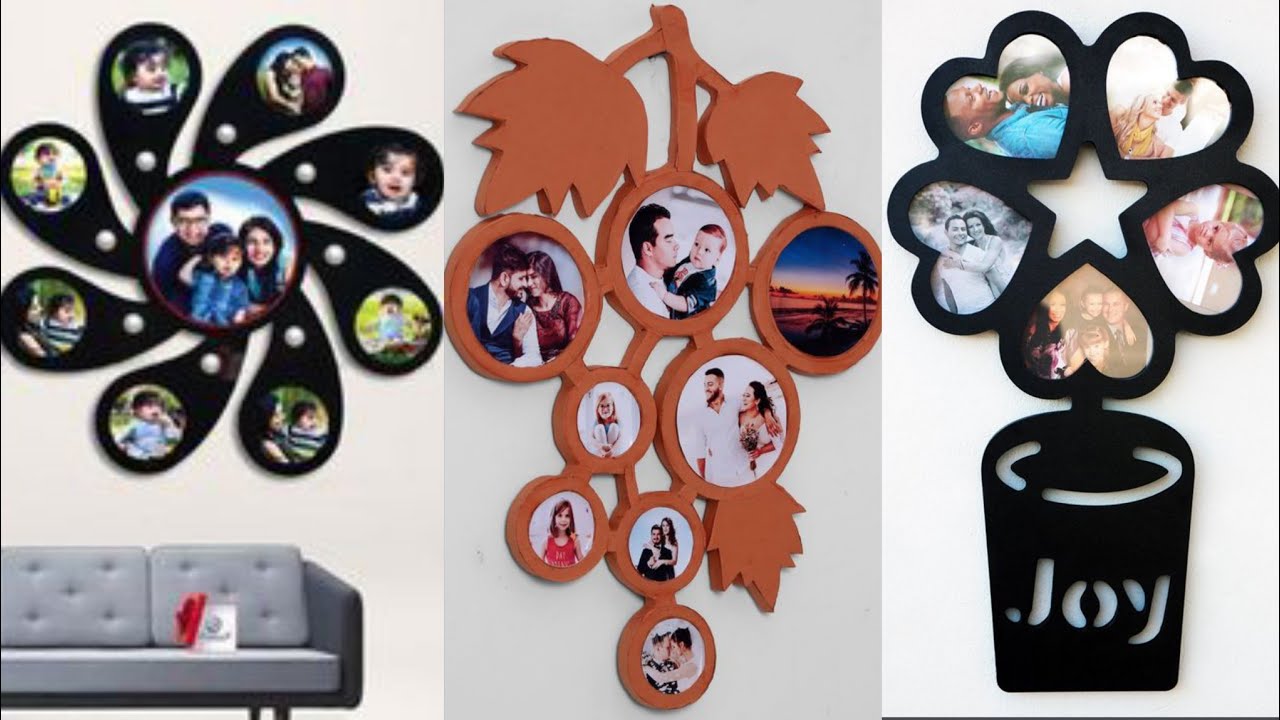 Most uniquely designed photo frames craft & styles#Decorative room wall ...