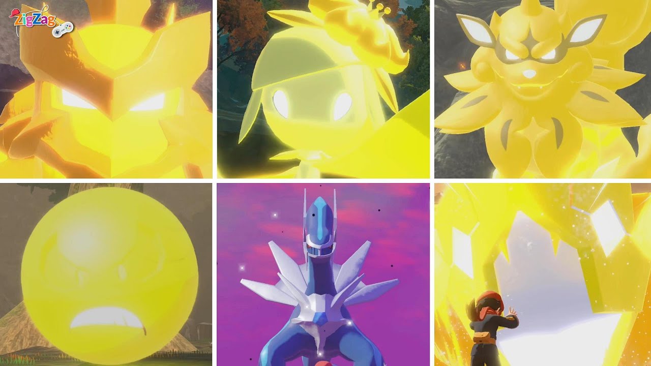 Pokémon Arceus | All Bosses Fight | ZigZagGamerPT - YouTube