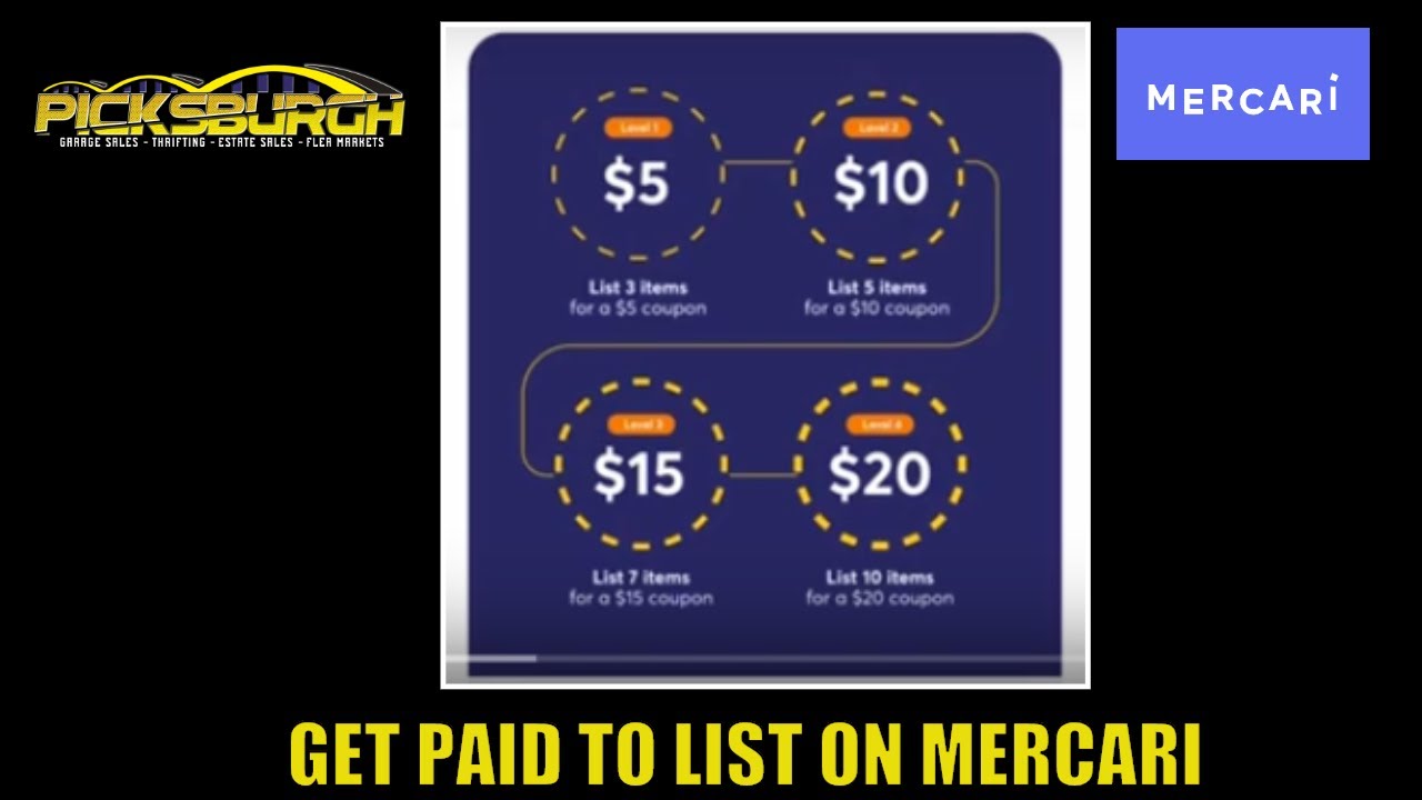 GET PAID TO LIST ON MERCARI - YouTube