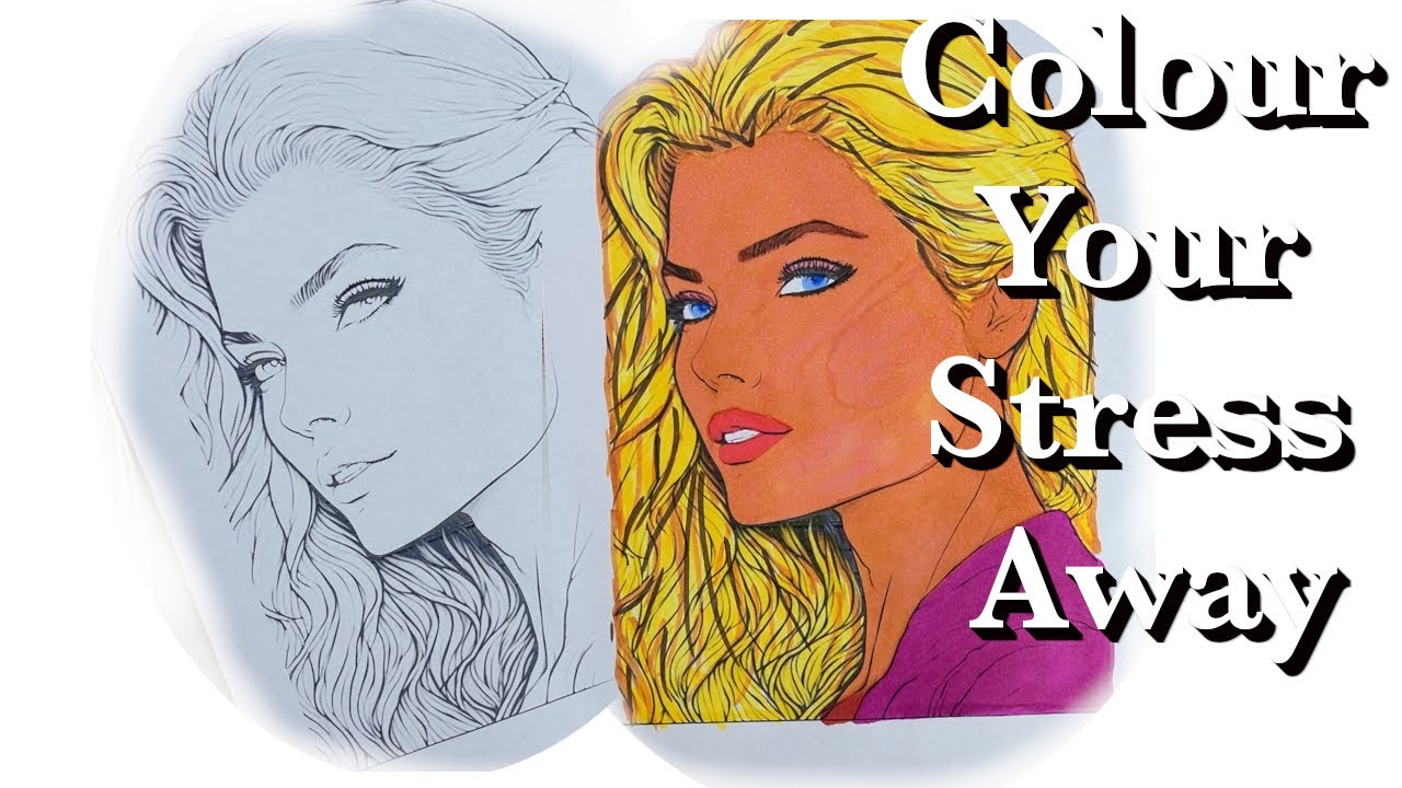 Shades of Beauty - ASMR Relaxing Colouring Session 10 - YouTube