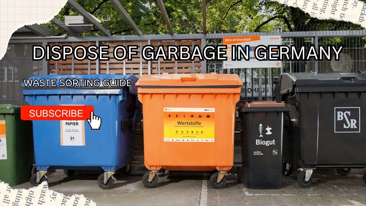How to Dispose of Garbage in Germany Like a Pro! ♻️ | Waste Sorting ...