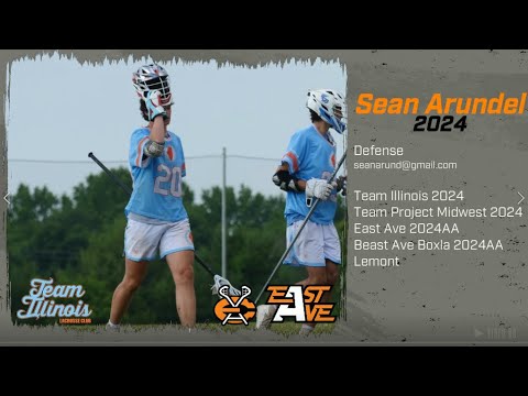 Sean Arundel - Team Illinois 2024 - Defense, Team PMW, East Ave 24AA ...