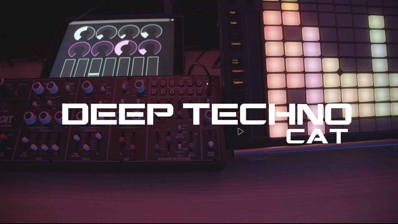 Behringer Cat - Deep Techno Performance - YouTube