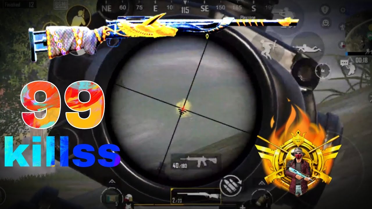 99 kills 🥵!! MY BEST SNIPER GAMEPLAY OF THE YEAR #BGMI - YouTube