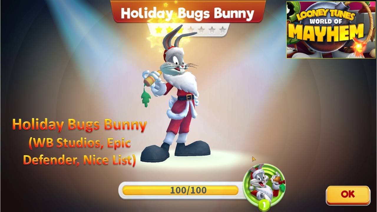 Looney Tunes World of Mayhem - Unlock Holiday Bugs Bunny (Nice List ...