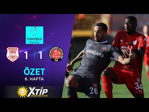 MERKUR BETS | Pendikspor (1-1) F. Karagümrük - Highlights/Özet | Trendyol Süper Lig - 2023/24