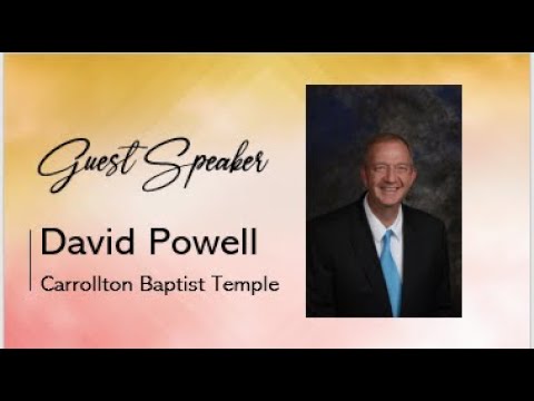 Pastor David Powell - Sunday Worship Service - Part 1 - YouTube