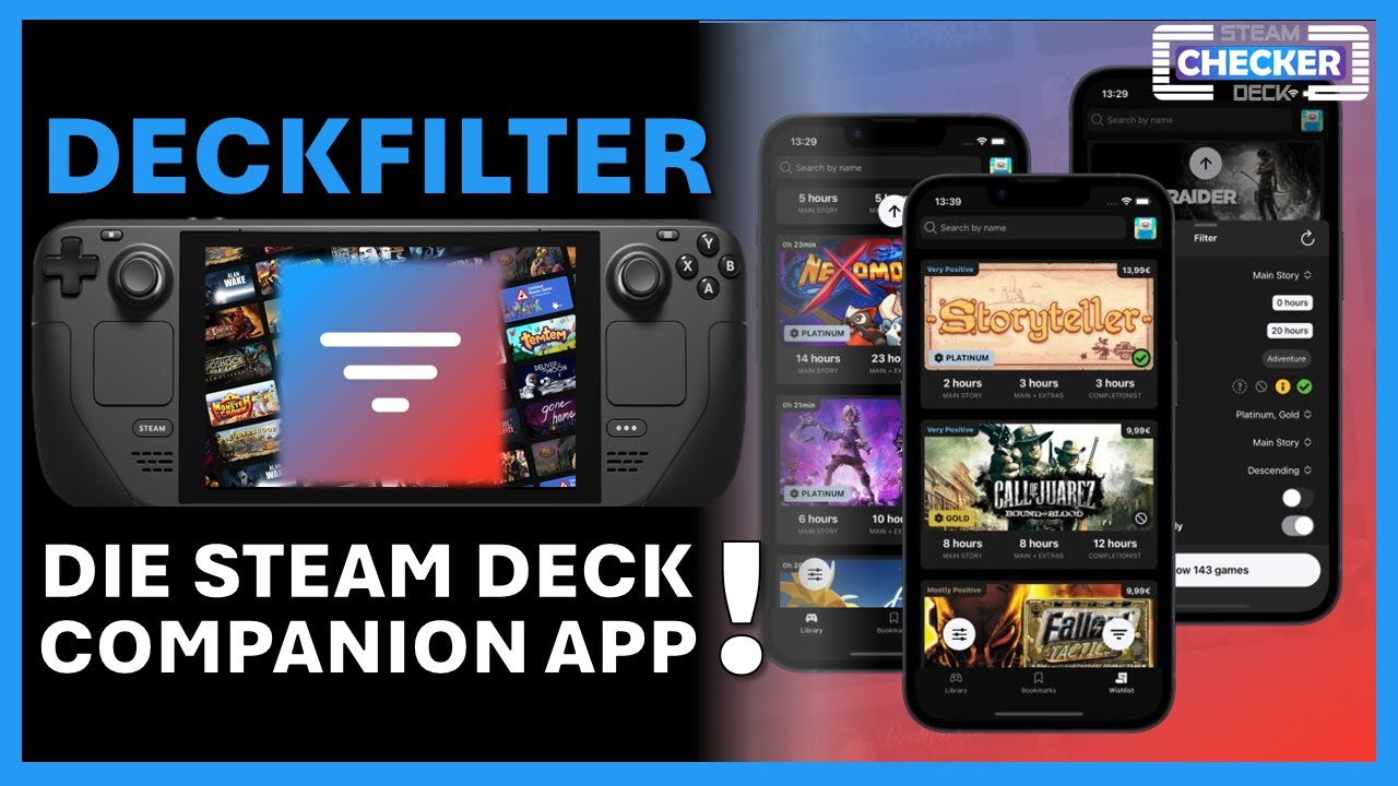 DeckFilter | Nützliche Companion App für das Steam Deck ! | Tutorial ...