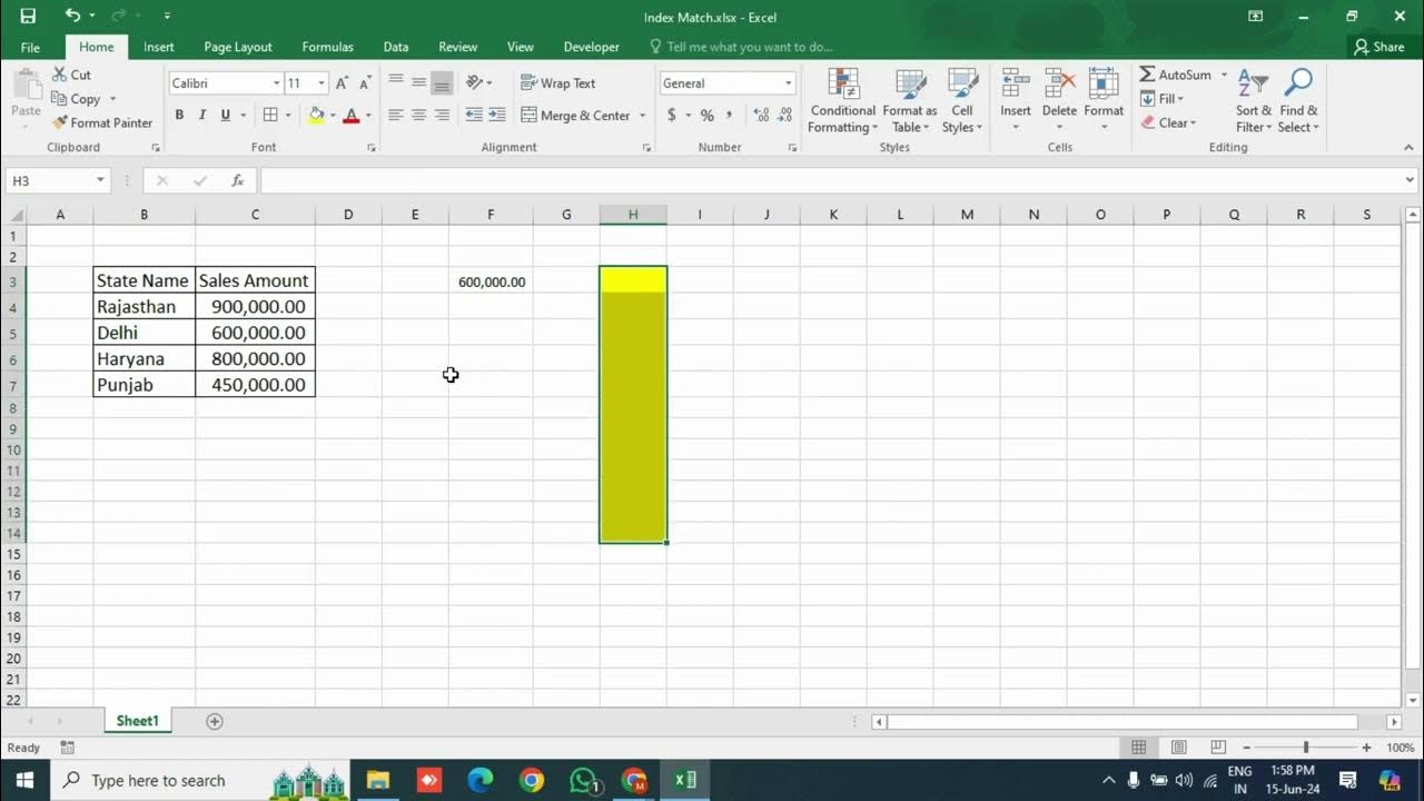 How to use INDEX Function in Excel | Index Match - YouTube