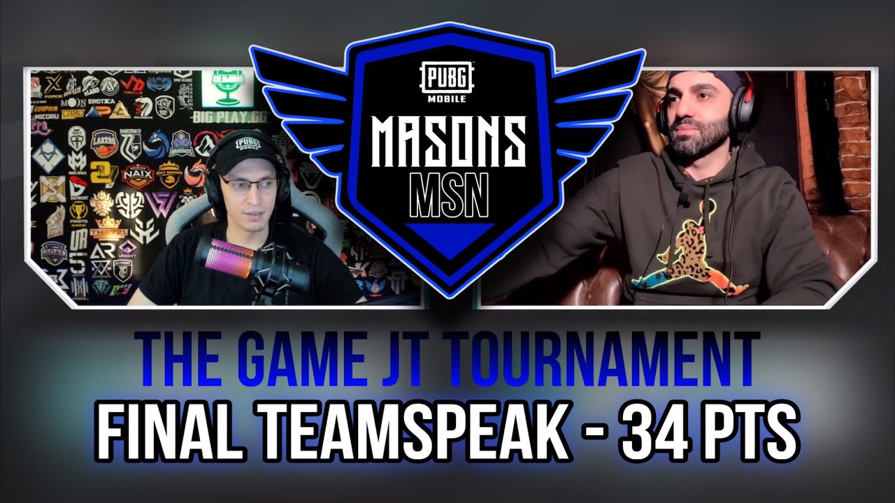 MASONS ESPORTS TEAMSPEAK | 24 kills Top-1 | THE GAME JT TOURNAMENT ...