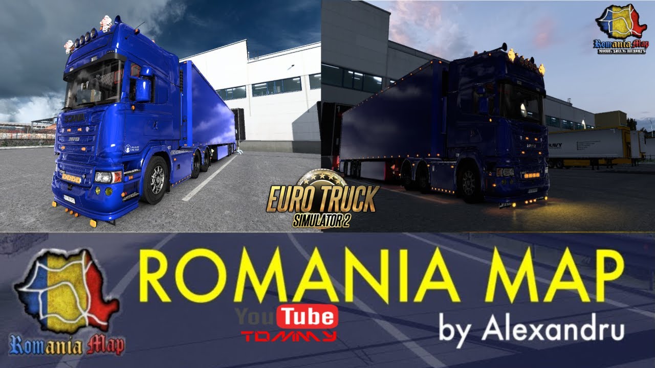 🔞🅻🅸🆅🅴 EURO TRUCK SIMULATOR 2 ROMANIA MAP BY ALEXANDRU TEAM Scania 6 Series R560 MegaMod - YouTube