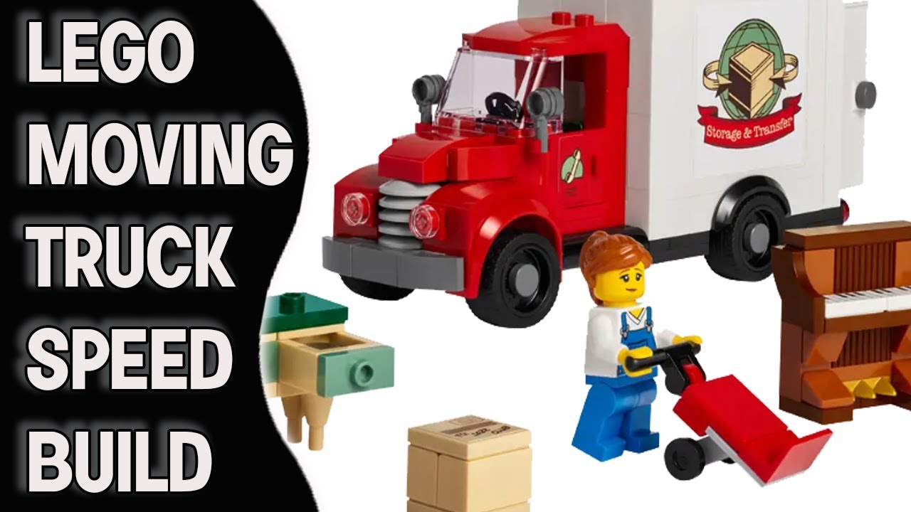 Lego Moving Truck Speed Build| 40586 | HELP ME Pretty Please! - YouTube