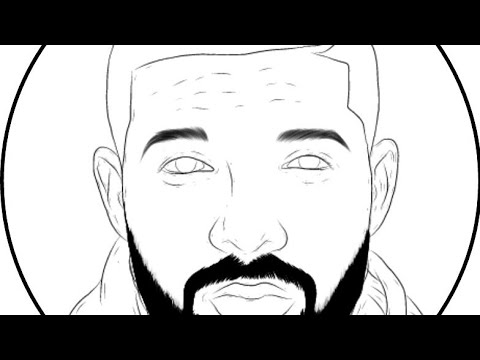 Speed Art: Drake Outline - YouTube