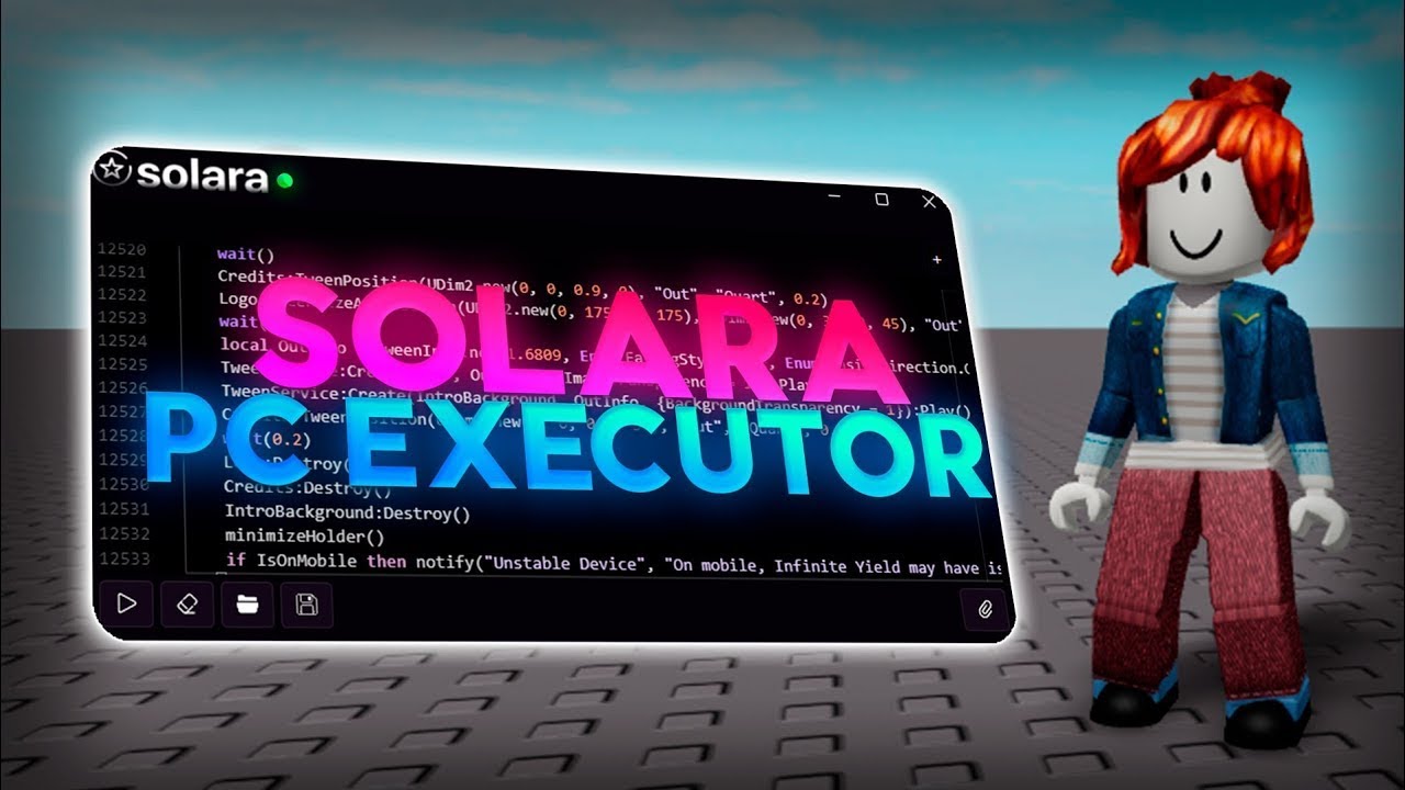 NEW! UPDATE SOLARA UPDATED INTERNAL Exploit On Roblox PC - SOLARA ...