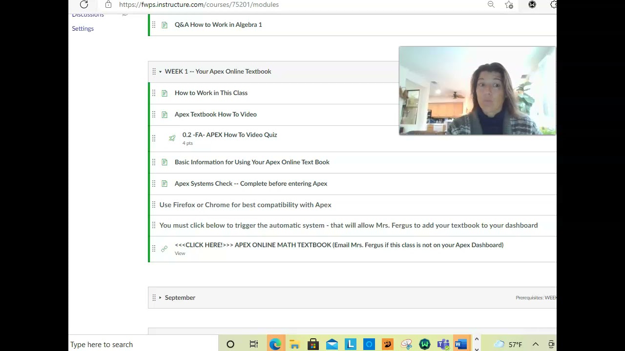 Welcome to Math - How to get enrolled in Apex Online Textbook - YouTube