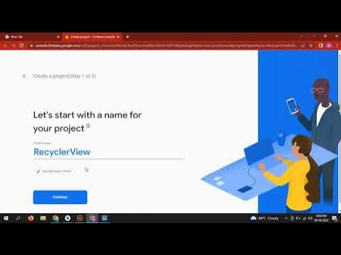 How to connect Android Studio Application to the Firebase - YouTube
