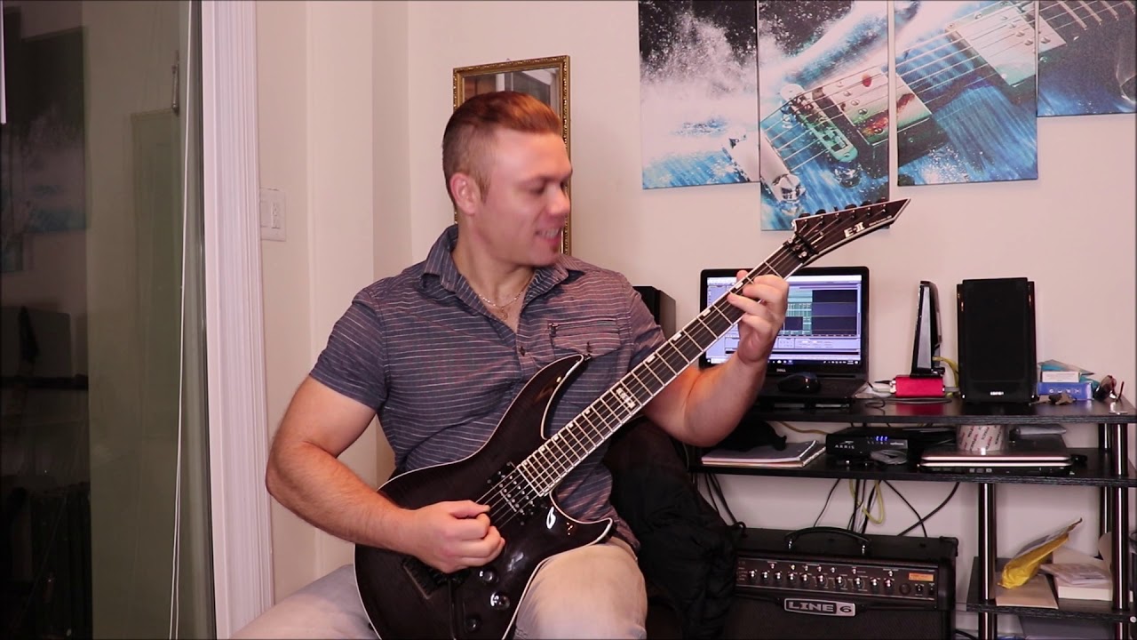 Techno music with the guitar - YouTube