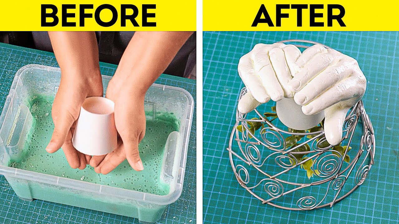 Crafting with Gypsum and Cement: Stunning DIY Home Decor Ideas - YouTube