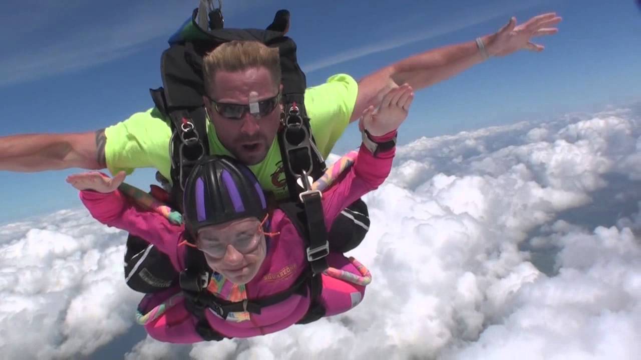 Haley Goes Skydiving at Chambersburg Skydiving Center in Chambersburg, Pennsylvania 07-14-2013 ...