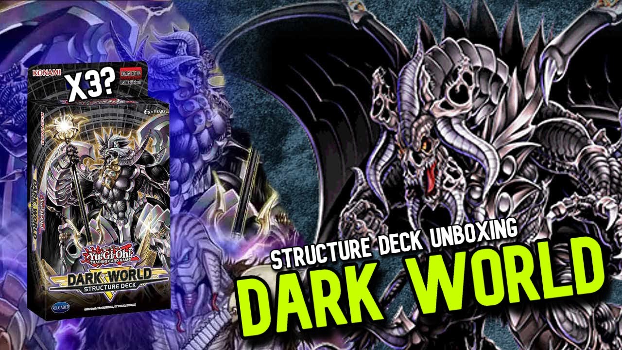 🥊 ¿Vale la pena el Structure Deck Dark World? | Yu-Gi-Oh! Unboxing Y ...