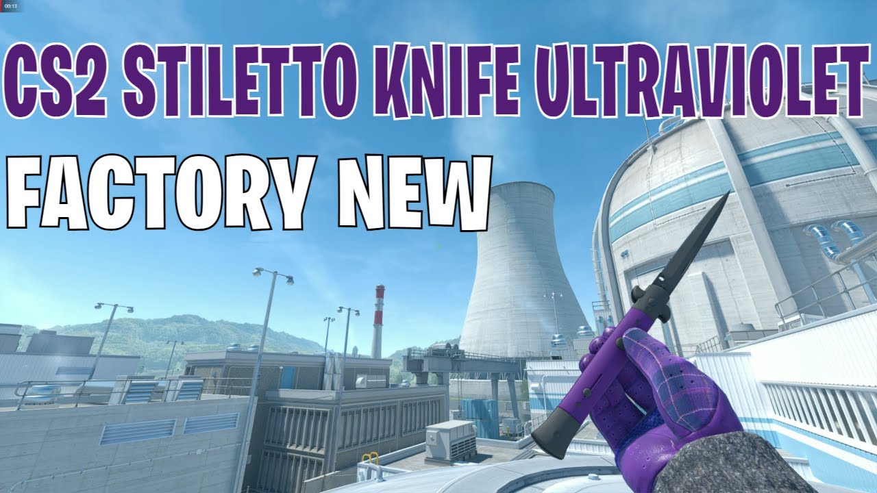 Stiletto Knife Ultraviolet | CS2 Skin Showcase #162 - YouTube