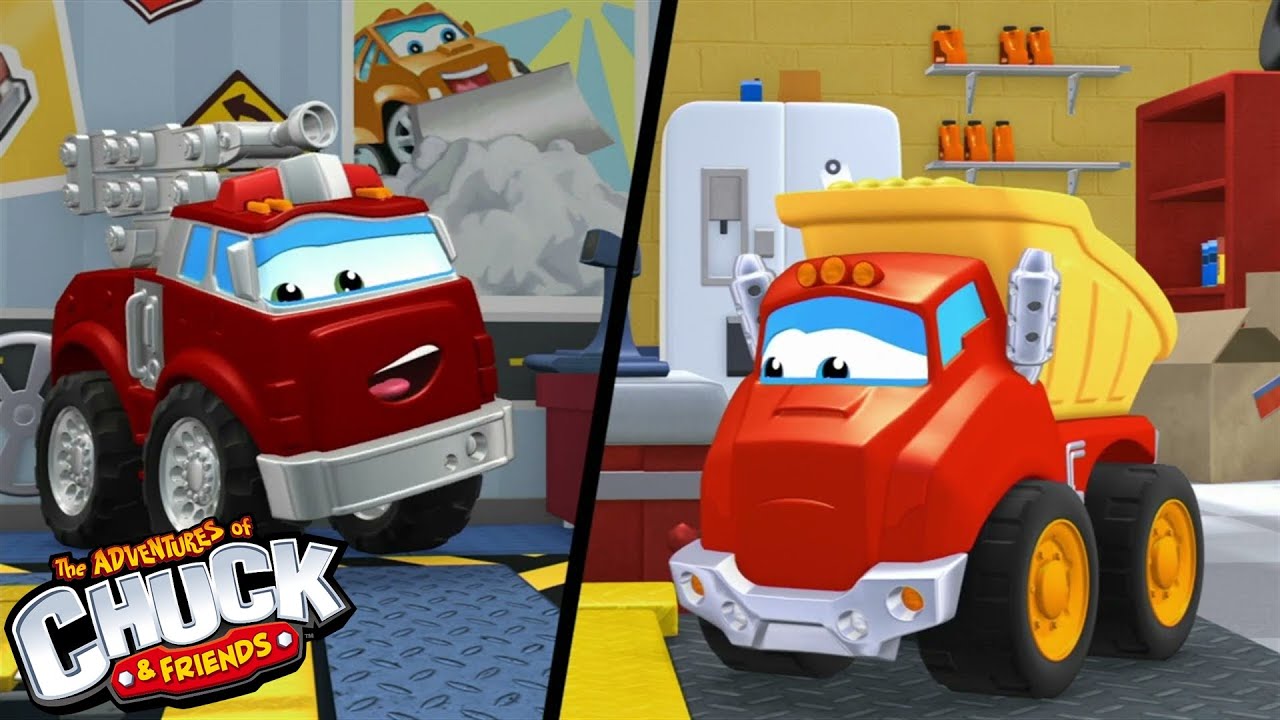 Learn with Chuck & Friends | Up All Night | Cartoon for Kids ...