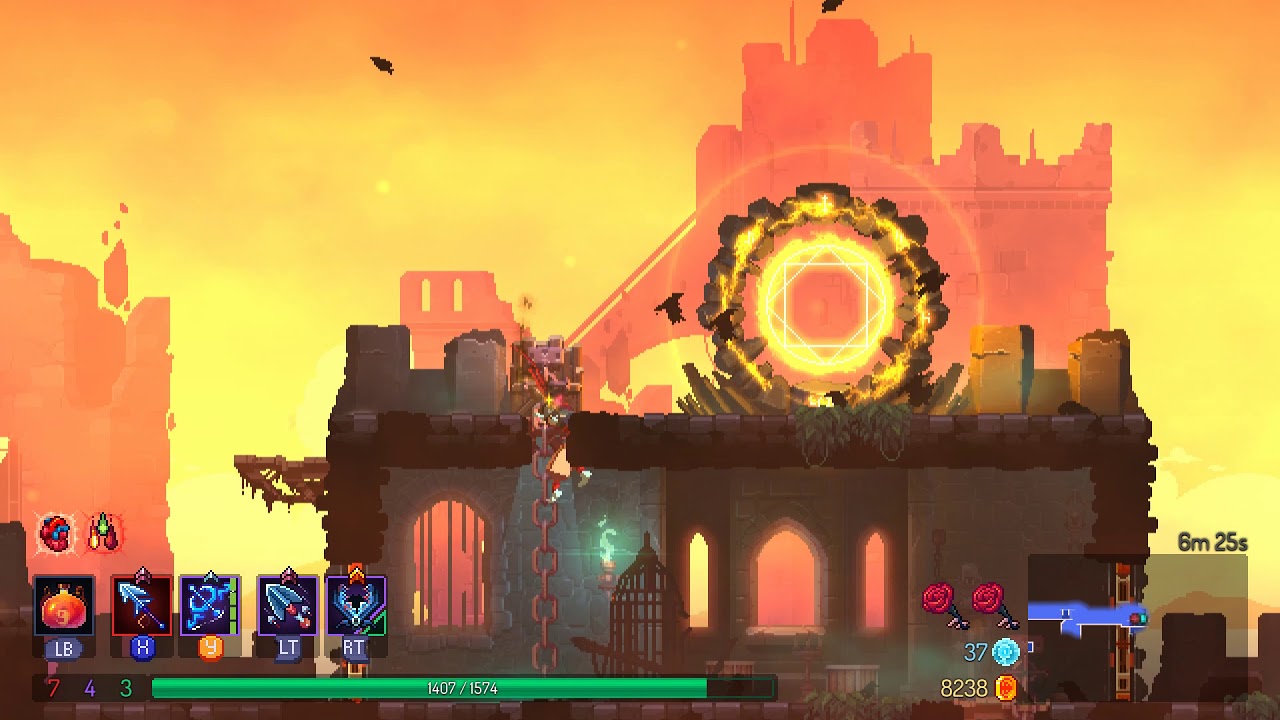 Dead Cells - Brutality - Blood Sword/Ice Bow/Cleaver/Wolf Trap - YouTube