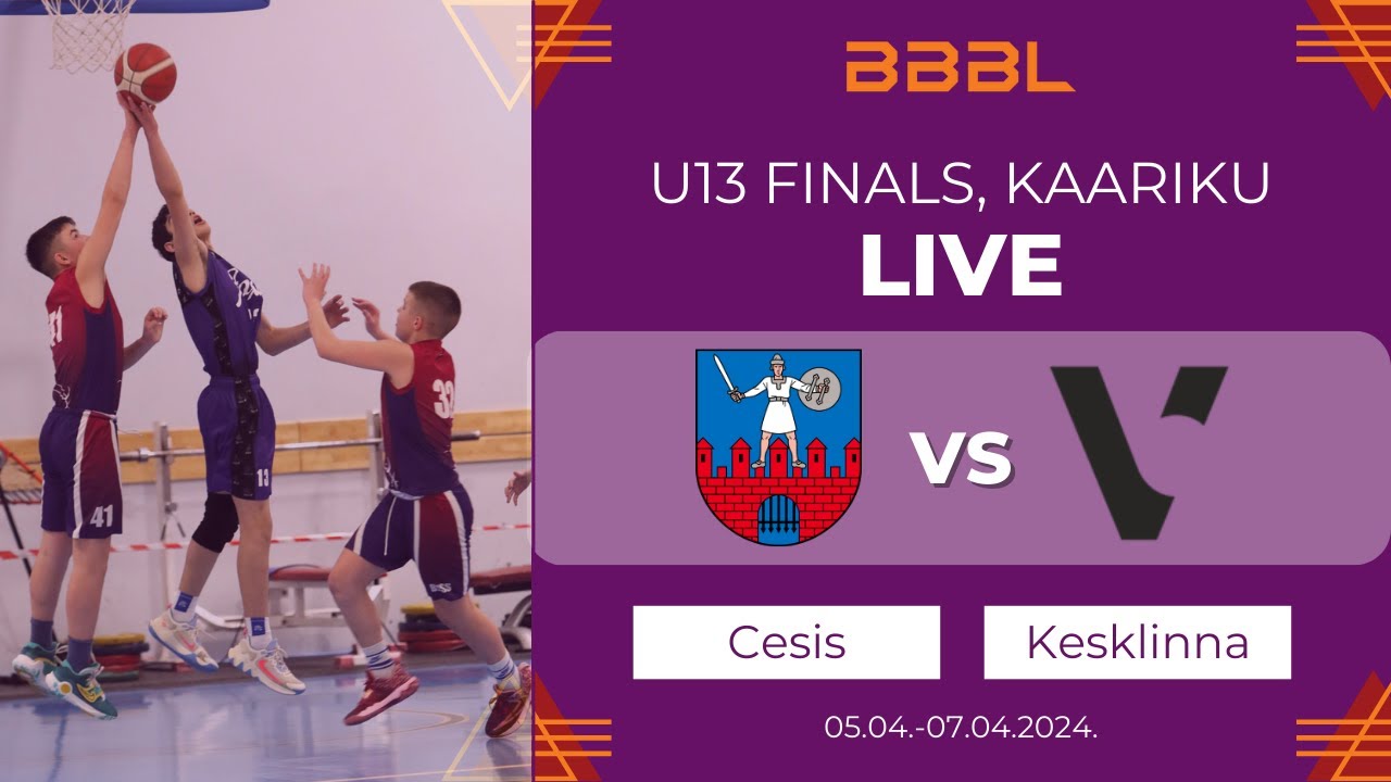 Cēsis 2011 vs Kesklinna KK | BBBL Finals U13 - YouTube