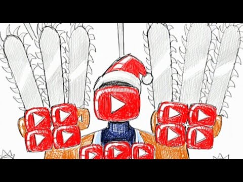 Titan YouTube man updated santa Ep2. ขั้นตอนวาดหัว ไททันยูทูปแมน ง่ายๆ ...