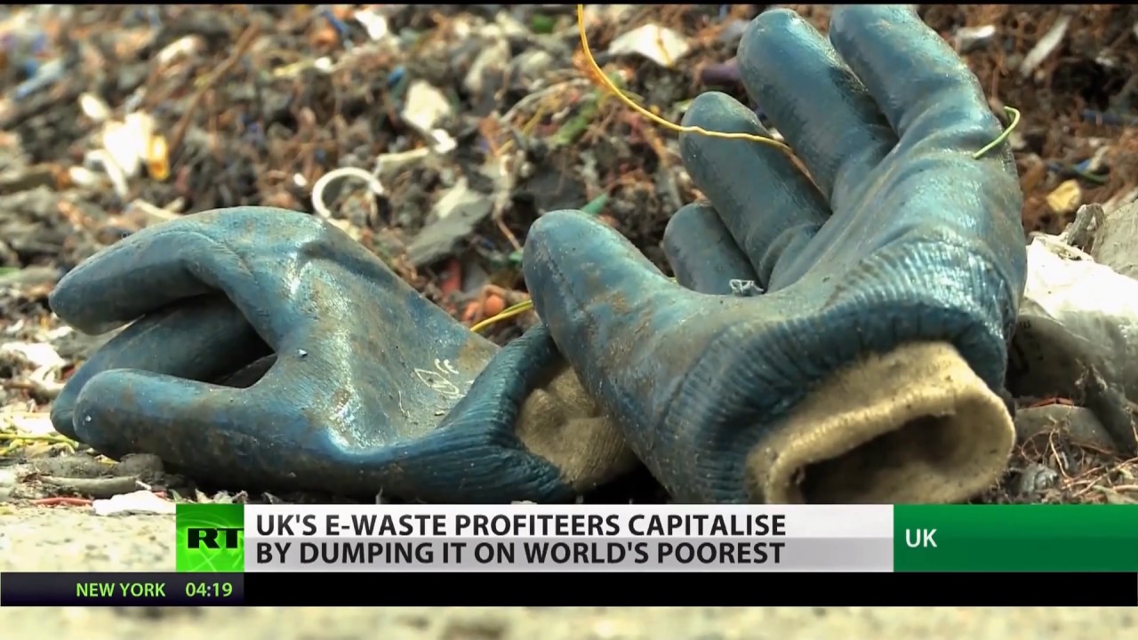 UK e waste going abroad and causing pollution 07Aug13 - YouTube